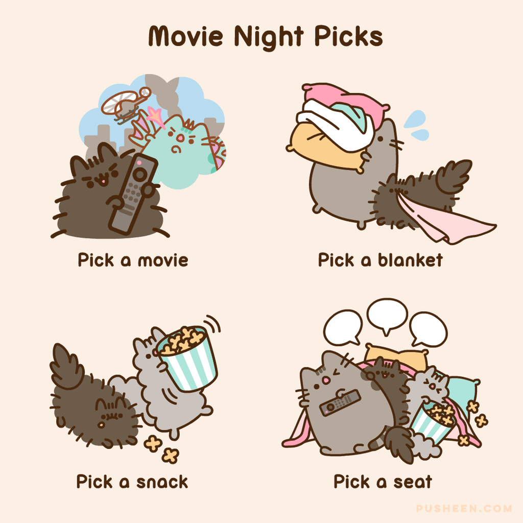 Movie Night Picks – Pusheen Shop