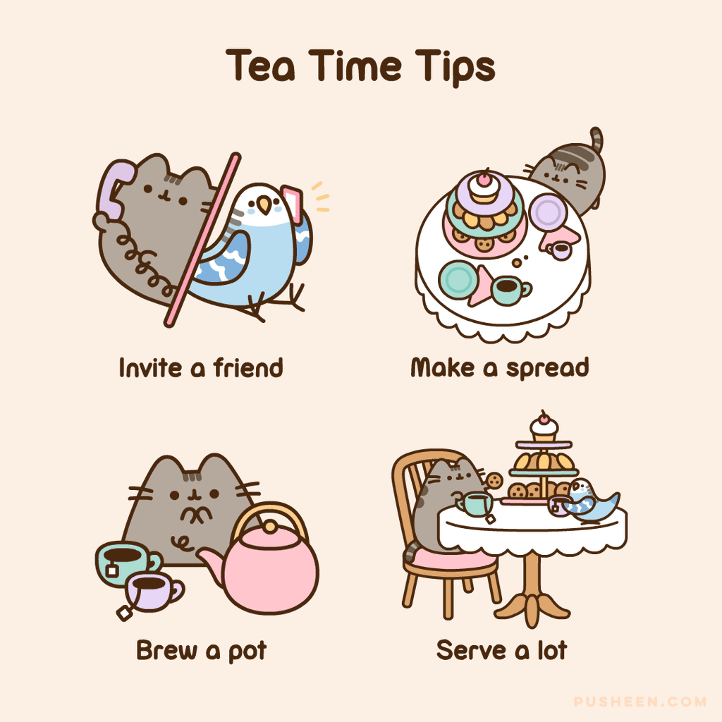 Tea Time Tips – Pusheen Shop