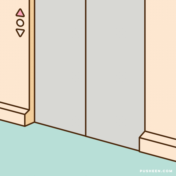 Waiting for the Elevator – Pusheen Shop