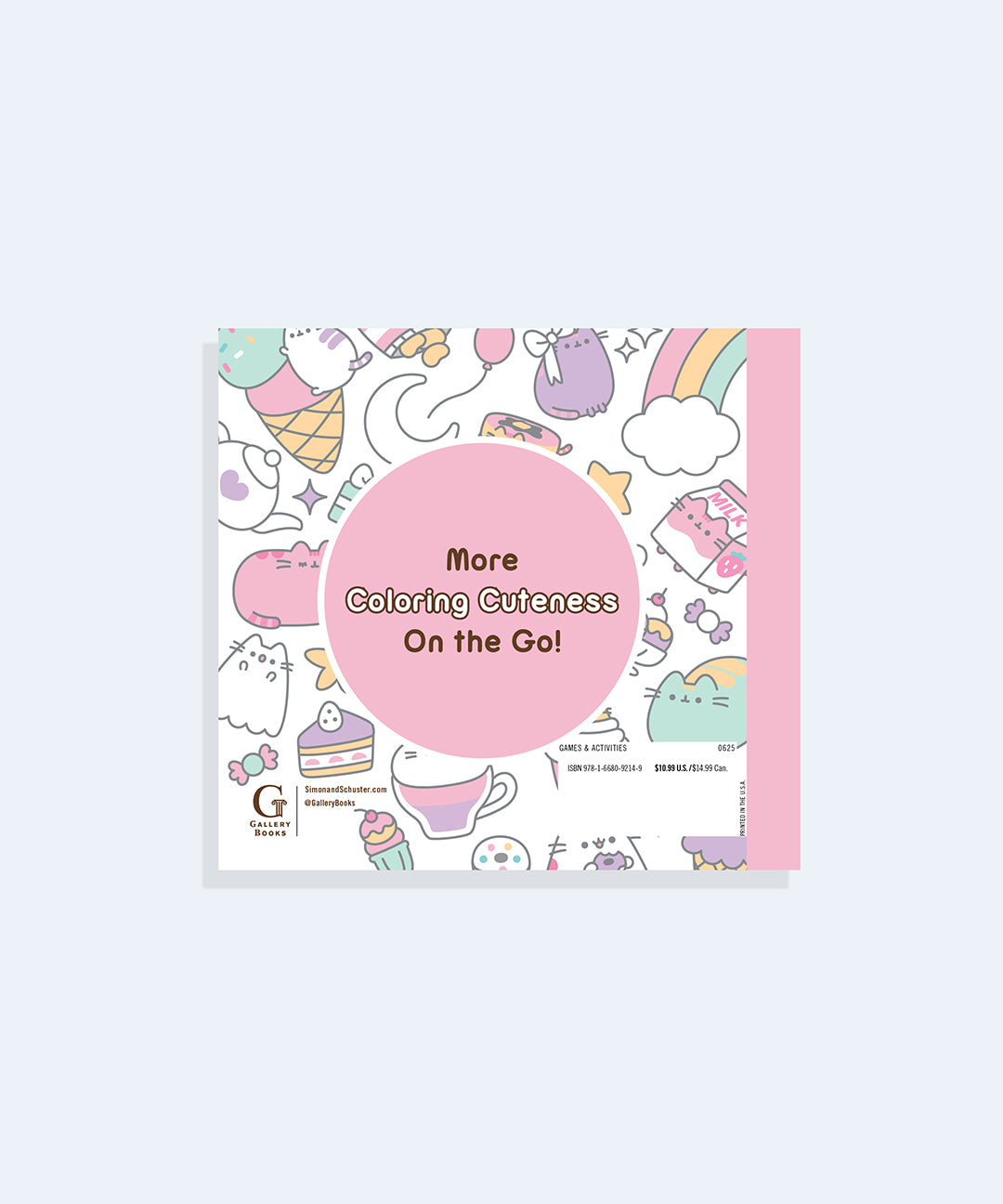 pusheen food cute coloring pages