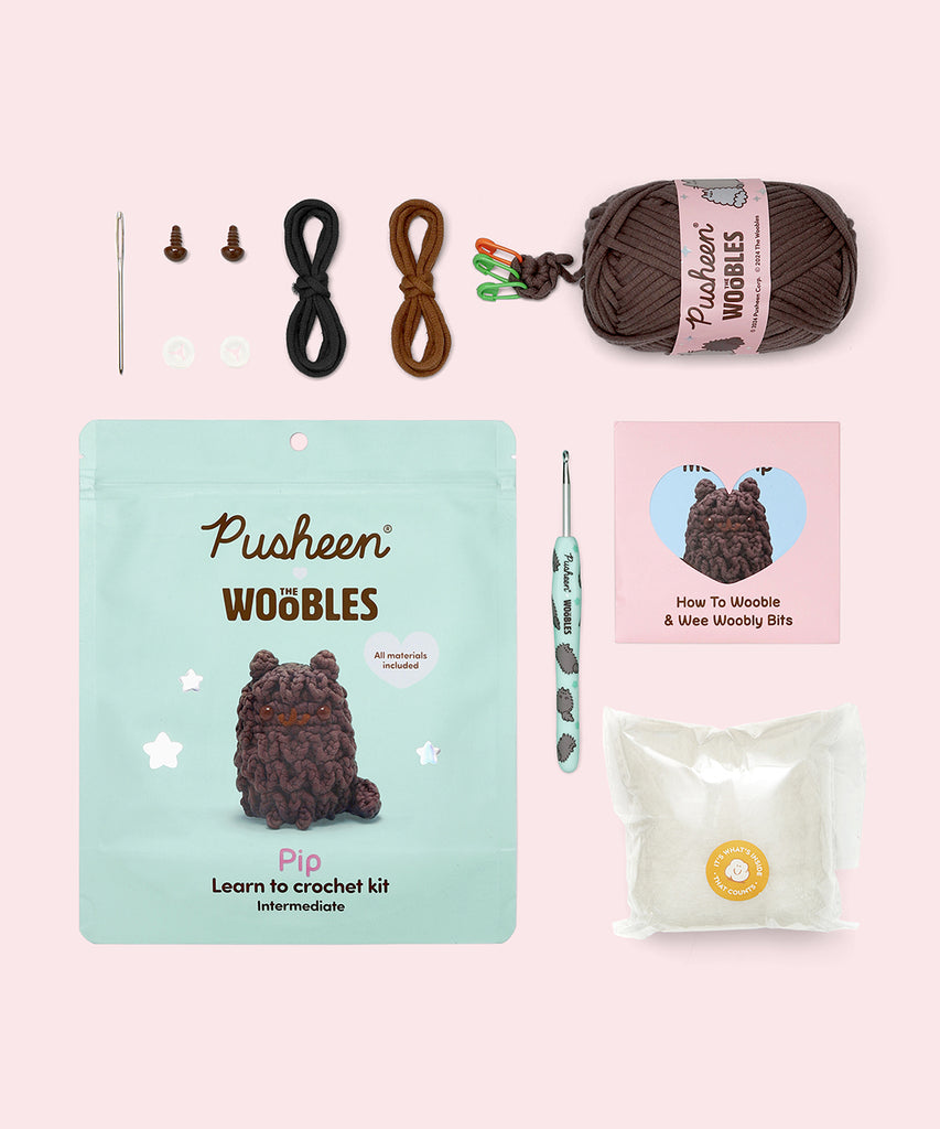 Pusheen x The Woobles Pip Crochet Kit – Pusheen Shop